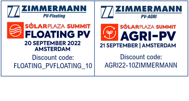 Zimmermann PV-Floating - An integrated, large-scale floating PV system.